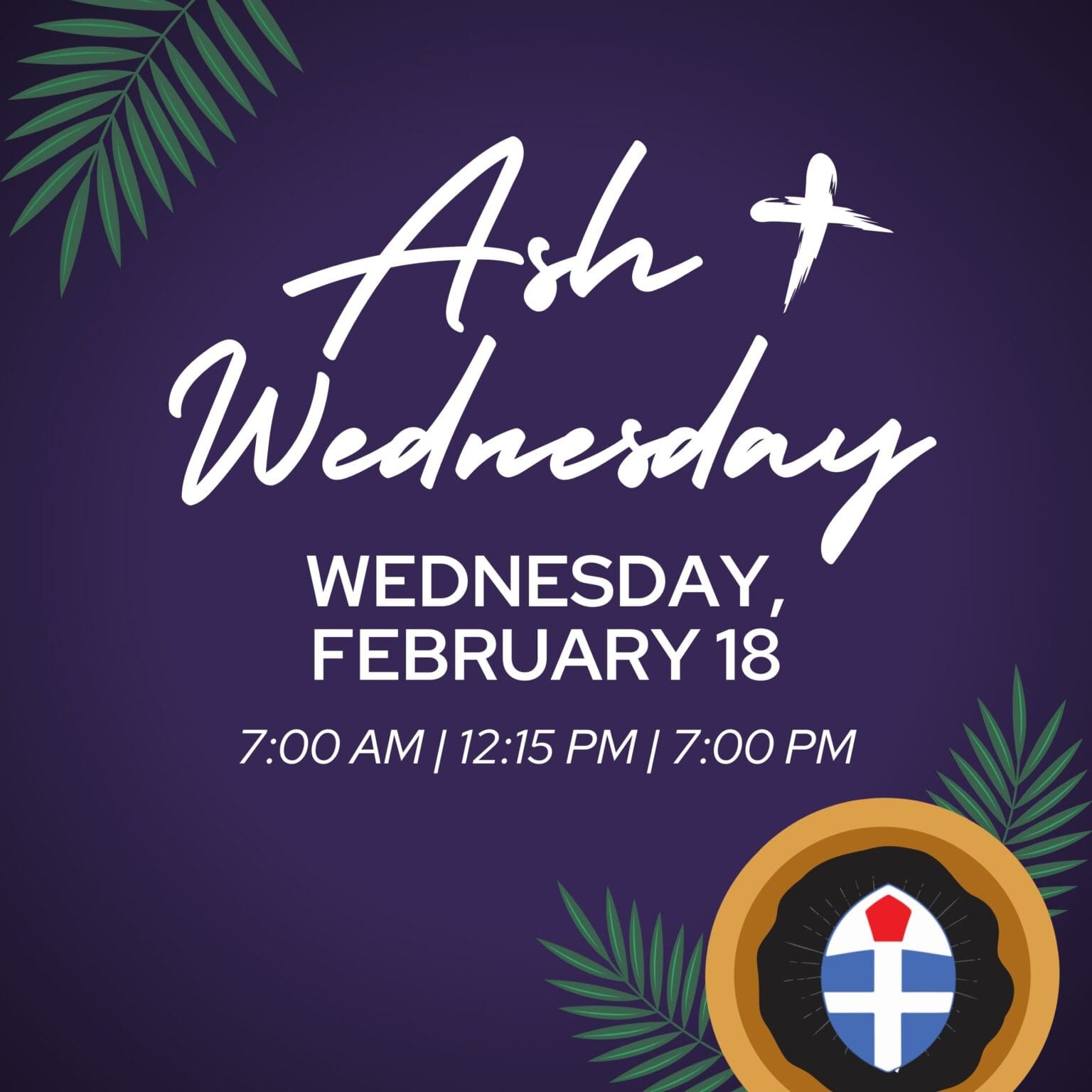 Ash Wednesday Services: 7:00 AM, 12:15 PM, and 7:00 PM - Christ Church ...
